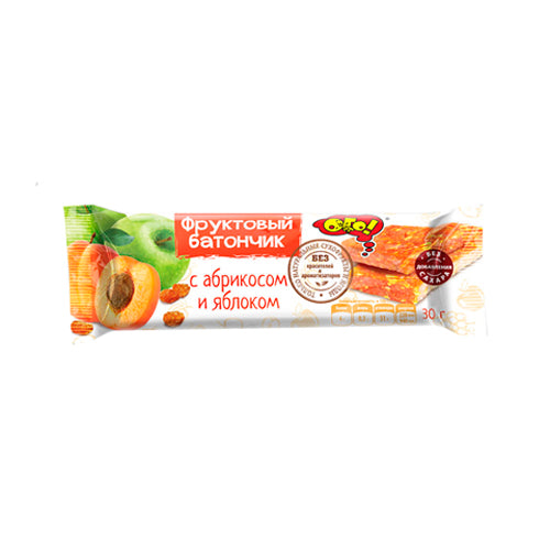 Fruit bar with apricot and apple. OGO 30g – Prostor.ae – ProStor.ae